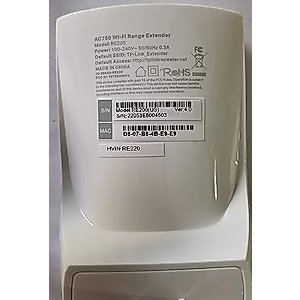TP-Link AC750 Wifi Range Extender | Up to 750Mbps | Dual Band WiFi Extender, Repeater, Wifi Signal Booster, Access Point| Easy Set-Up | Extends Wifi to Smart Home & Alexa Devices (RE200)
