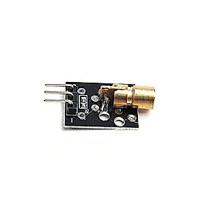 Acxico 5Pcs 5V Sensor Module Board for Arduino AVR PIC KY-008 Laser Transmitter