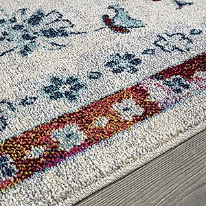 Signature Loom Natalie Oriental Area Rugs, 8x10 - Persian Area Rugs for Living Room - Gorgeous Turkish Carpets and Rugs for Bedroom - Kashan/Heriz/Kirman/Tabriz/Turkish