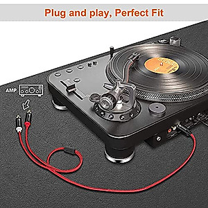 ANNNWZZD 10FT RCA Y-Adapter Splitter Cable, 1 Male RCA to 2 Male RCA Subwoofer Audio Cable