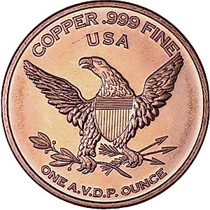Private Mint 1 oz .999 Pure Copper Round/Challenge Coin (Police - to Protect and Serve)
