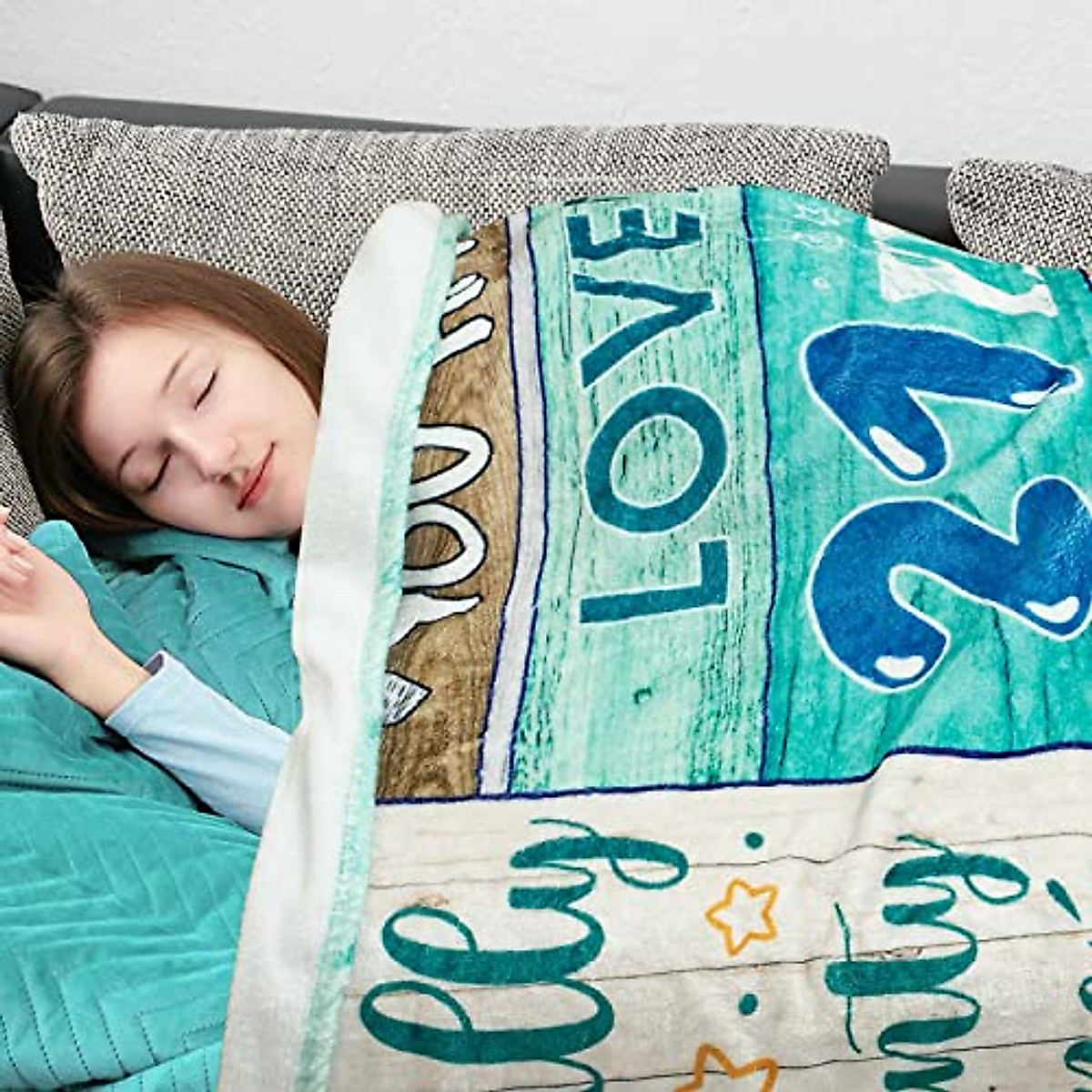 Winkwarm 21st Birthday Decorations for Her 21st Birthday Gifts for Her Him 21 Year Old Girl Boy Gift Ideas 21st Happy Birthday Gifts for Women Daughter Son Girl Boy Flannel Throw Blanket 60"X50"