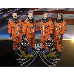 Lightbird NASA Patches 6 Pieces,Embroidered Iron On/Sew On Space Patches,US Flag Patch (Iron on/Heat Transfer Backing) 1