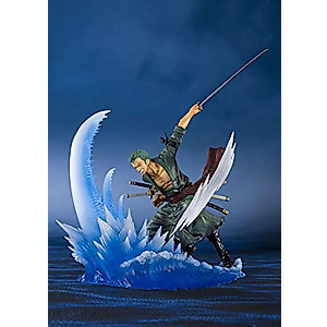TAMASHII NATIONS Bandai Figuartszero Roronoa -Zoro- Yakkodori "Onepiece",White, Approx 190mm