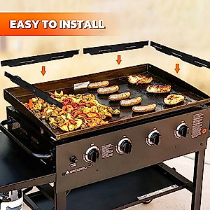 Wind Guards for Blackstone 36 inch Griddle, LUBZZOY Blackstone Griddle Accessories, Magnetic Wind Screens for Outdoor Cooking Blocking Strong Wind, Holding Heat, Saving Propane