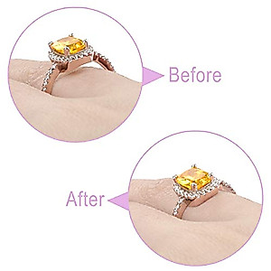 GWHOLE Ring Size Adjuster with Silver Polishing Cloth,Set of 4 (2mm/3mm)