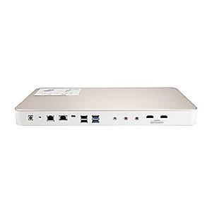 QNAP HS-453DX-8G Silent and Fanless Multimedia NAS Hybrid Storage Structure, 10GbE Connectivity, and HDMI 2.0 4K Output Screen Reader Support Enabled, 4GB SO-DIMM DDR4