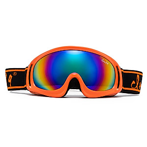Kids Snow Goggles Anti-Fog Dual PC Lens UV400 Snowboarding Ski Goggles 1 Pair