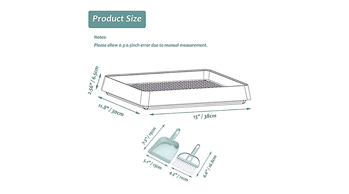 Super Large Rabbit Litter Box for Small Pets