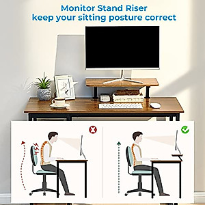 GreenForest Folding Desk No Assembly Required with Small Computer Desk 40 inch Home Office Work