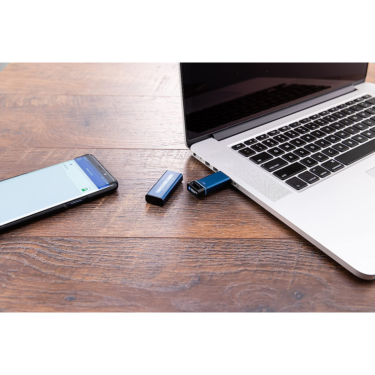 SecureData 64GB SecureUSB BT Encrypted Flash Drive with Wireless Authentication