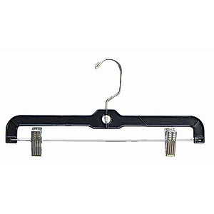 Only Hangers Black 14" Pant/Skirt Hanger [ Bundle of 25 ]