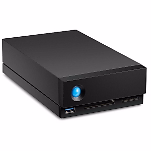LaCie 1big Dock, 10TB, External Hard Drive, HDD Docking Station, Thunderbolt 3, 7.200 RPM, Enterprise Class Drives, for Mac and PC Desktop, 5 Year Rescue Services (STHS10000800)