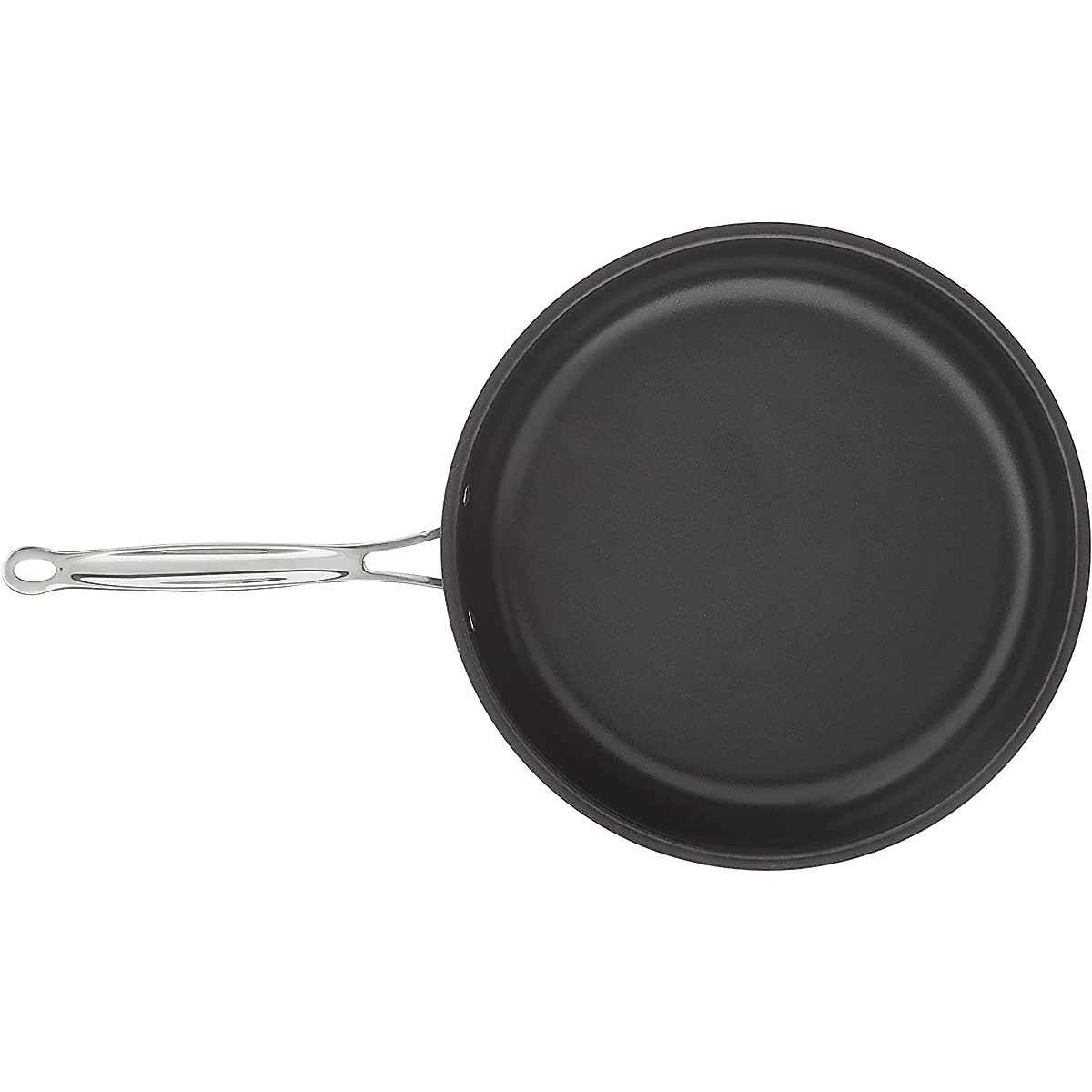 Cuisinart 12-Inch Deep Fry Pan w/Cover, Chef's Classic Nonstick Hard Anodized Collection, 622-30DFP1