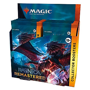 Magic: The Gathering Ravnica Remastered Collector Booster Box - 12 Packs (180 Magic Cards)