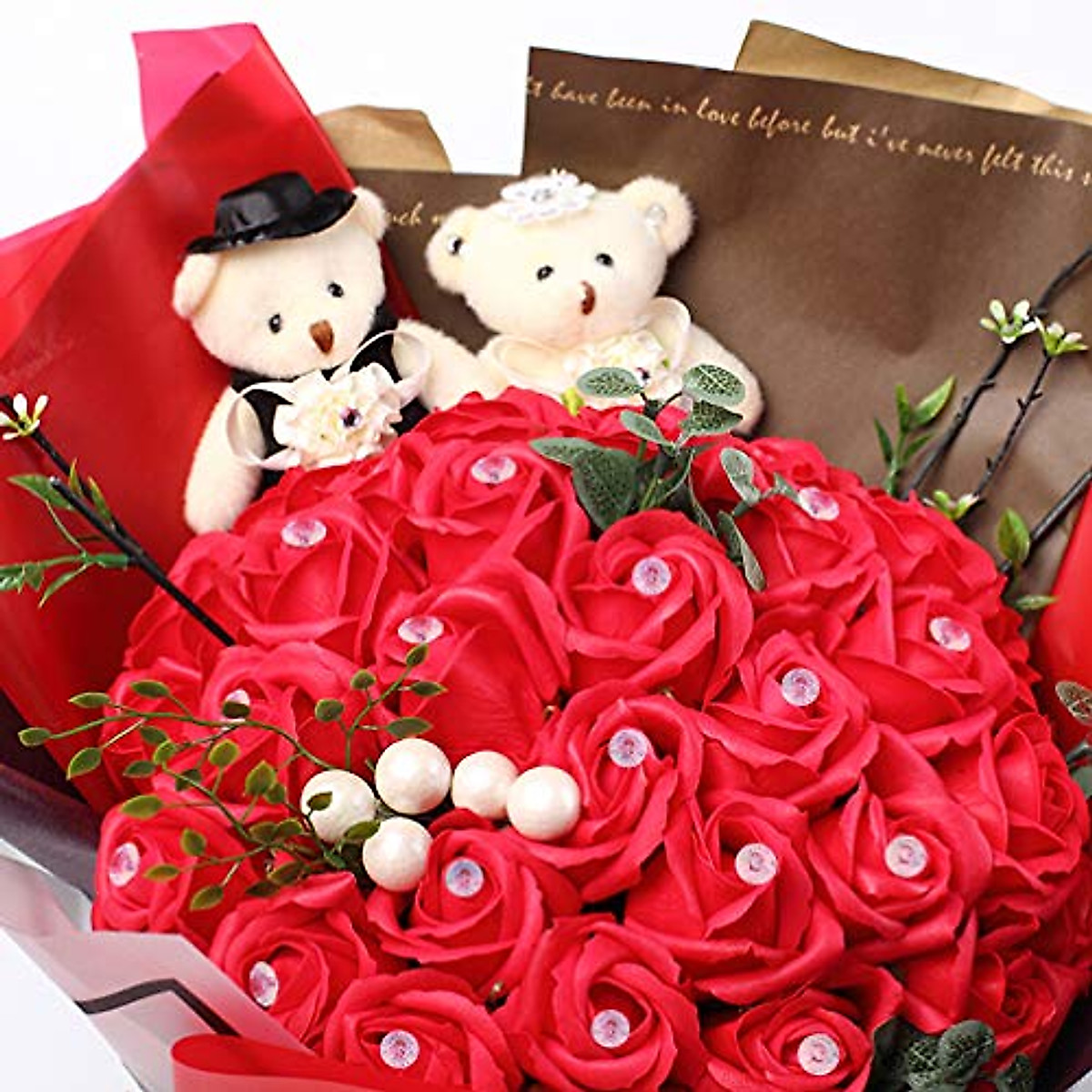 300 pcs Flower Pins Corsages Pins Head Pins Wedding Bouquet Pins Crystal Pins Floral Bouquet Pins Clear Tongcloud (Transparent, 2'')