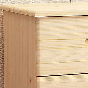 SJYDQ Simple Bedside Table All Solid Wood Simple Bedroom Storage Cabinet, Bedside Storage Bedside Table