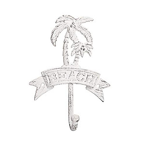 Beachcombers 8" Metal Beach Palm Tree CLOTEHS Hook