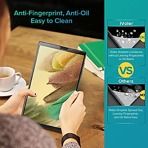 ivoler [4 Pack] (2 Pack) Screen Protector for Samsung Galaxy Tab A7 Lite 8.7inch (SM-T220 / T225) 2021 with 2 Pack Camera Lens Protector Tempered Glass, Scratch Resistant Anti-Fingerprints HD Clear