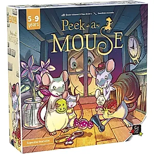 GIGAMIC Peek-A-Mouse | Cooperative Game for Kids and Families | Ages 5+ | 2 to 6 Players | 20 Minutes