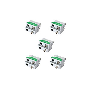 LINOVISION POE Over Coax EOC Converter IP Over Coax Max 3000ft Power and Data Transmission Over Regular RG59 Coaxial Cable for Upgrading Analog Surveillance System to IP Surveillance System (5 Pack)