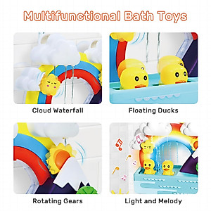 Bath Duck Toy with Light and Music, Toddlers Bathtub Toy, Baby Shower Toy