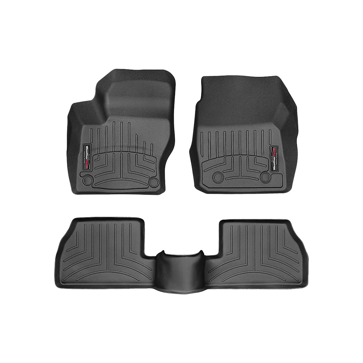WeatherTech Custom Fit FloorLiners for Ford Focus RS - 1st & 2nd Row (449791-440752), Black