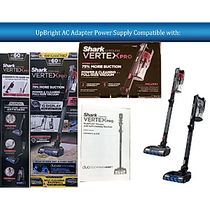 UpBright AC/DC Adapter Compatible with Shark IZ600 Series IZ662H 26 IZ682H IZ683H IZ640H IZ641H IZ642H XBATR725 XBATF725 25.2V Li-ion Battery Cordless Vertex Pro Vacuum DK024-288080H-U Power Charger