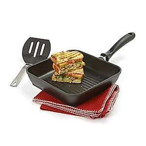 Norpro Nonstick Square Grill Pan, 9.5", Cast Aluminum