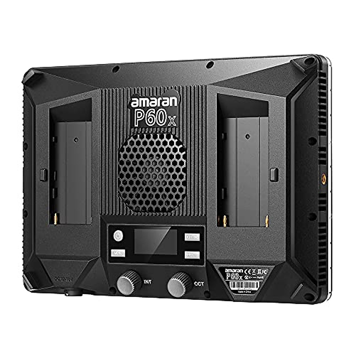 Aputure Amaran P60X Video Panel Light,Color Temperature 3200K-6500K,60w CRI95+/TLCI 97+,5070lux@1m,with Softbox,Support App