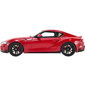 2021 Toyo-ta Supra GR 3.0 Renaissance Red with Black Wheels USA Exclusive Series 1/18 Model Car by GT Spirit for Acme US038