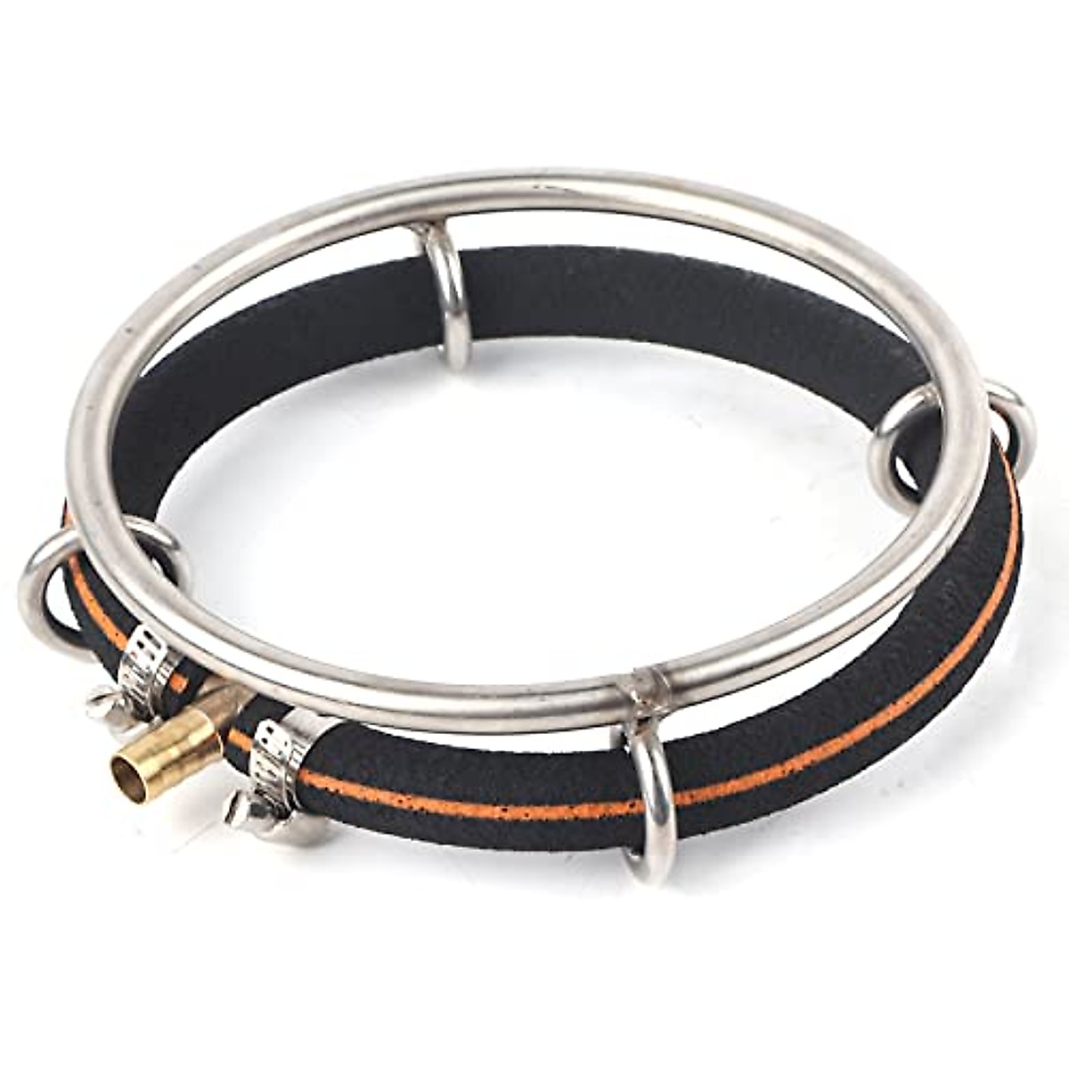 TOPINCN Aquarium Round Air Bubble Diffuser Ring Fish Pond Oxygenation Bubbler Aquarium Aerator Bubble Stone Aquarium Air Stone Disc for Aquarium and Fish Tank(15cm)