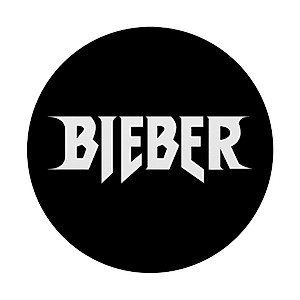 Justin Bieber Black Stand for Smartphones and Tablets PopSockets Standard PopGrip