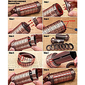 Da Vinci Code Valentine's Day Romantic Birthday Gift to Her?Antique Dark Bronze?