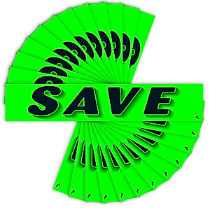 VERSA-TAGS 7.5" Black/Green Vinyl Number Decals 11 Dozen Set Windshield Pricing & 1 Pack of Each of Extra Clean, Financing Available, Save 14.5" x 2.75" Sticker Windshield Decal Auto Dealership