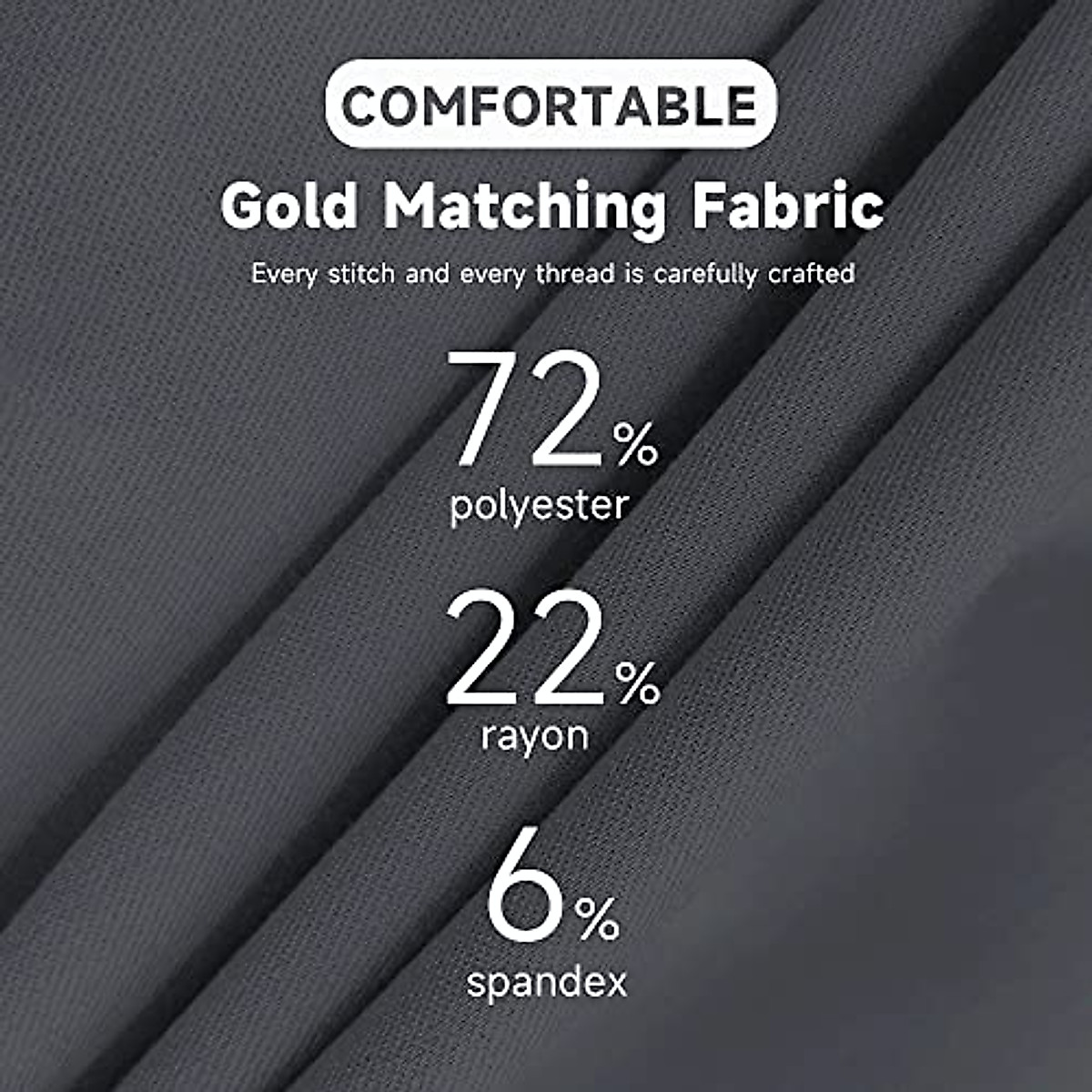 niaahinn Scrubs Top V-Neck with Zipper for Women Originals Women's Mecical Uniform Top (Grey,L,Large)