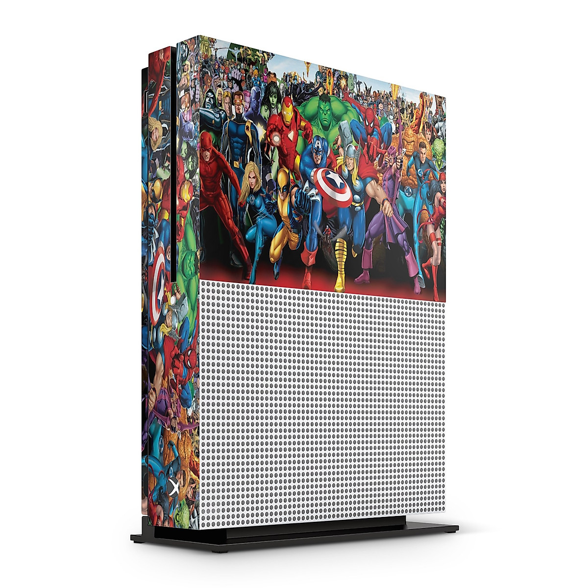 Superhero Skins for Xbox One S XBS Console Decal Vinal Sticker + 2 Controller Set