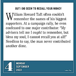 Unforgettable Senior Moments Page-A-Day Calendar 2023: Compulsively Readable Memory Lapses of the Rich, Famous, & Eccentric