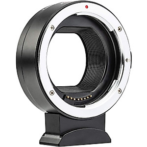 EF-EOS R Lens Adapter Auto-Focus Lens Converter Control Ring Compatible for Canon EF/EF-S Mount Lenses and Canon EOS RP R R5 R6 Cameras