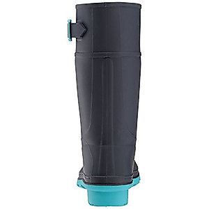 Kamik unisex-child Raindrops, navy/teal, 3 M US Little Kid