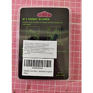 Headley Tools #11 Hobby Knife Blades(Pack of 120),Art Blades Cutting Tool with Storage Case for Craft, Hobby, Scrapbooking, Stencil