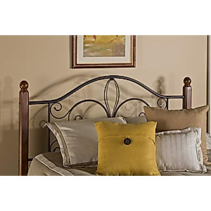 Hillsdale Furniture Hillsdale Milwaukee Post Without Bed Frame King Headboard, Textured Black