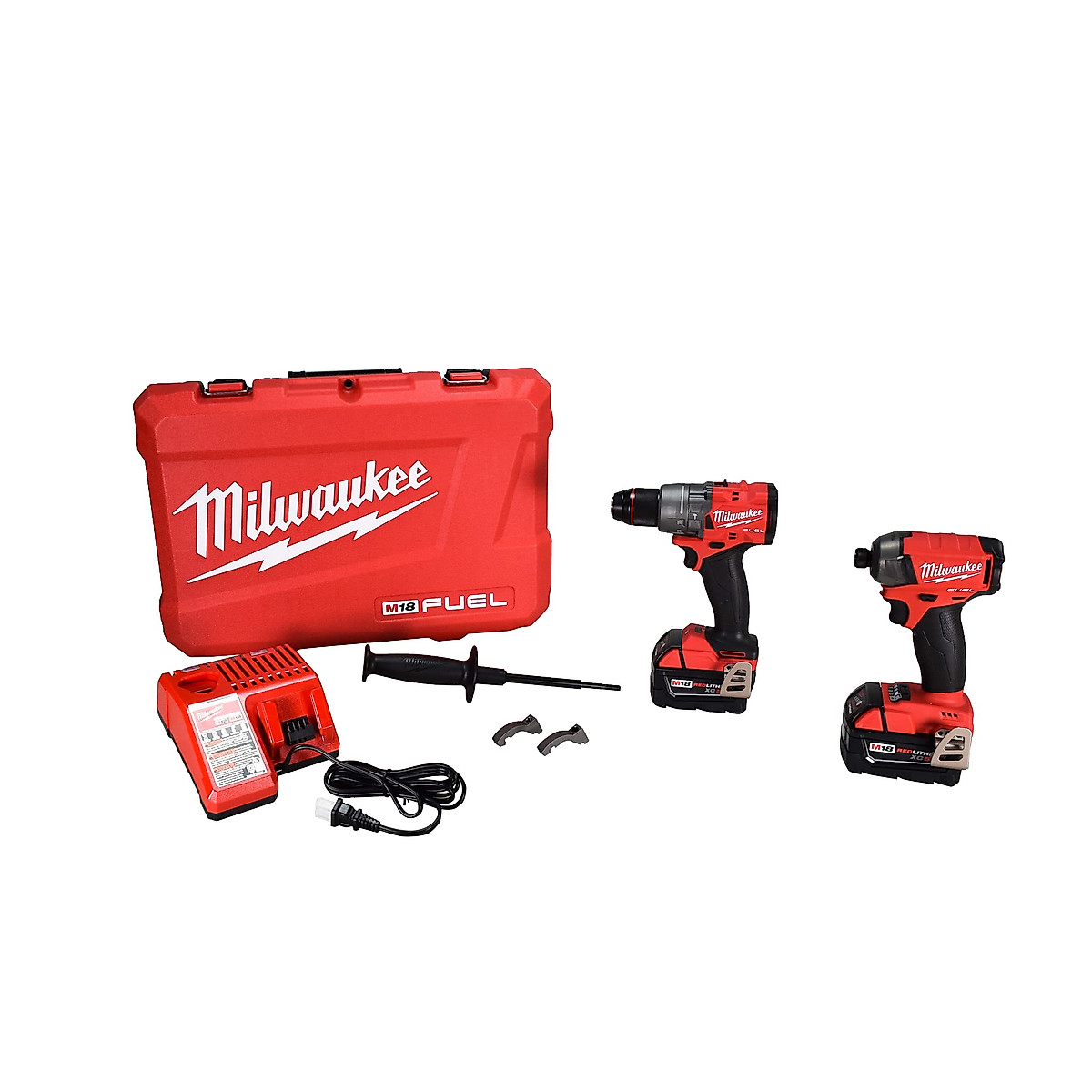 Milwaukee 3699-22 18V Surge Impact and Hammer Drill Combo Kit w/ 2 5Ah Batteries