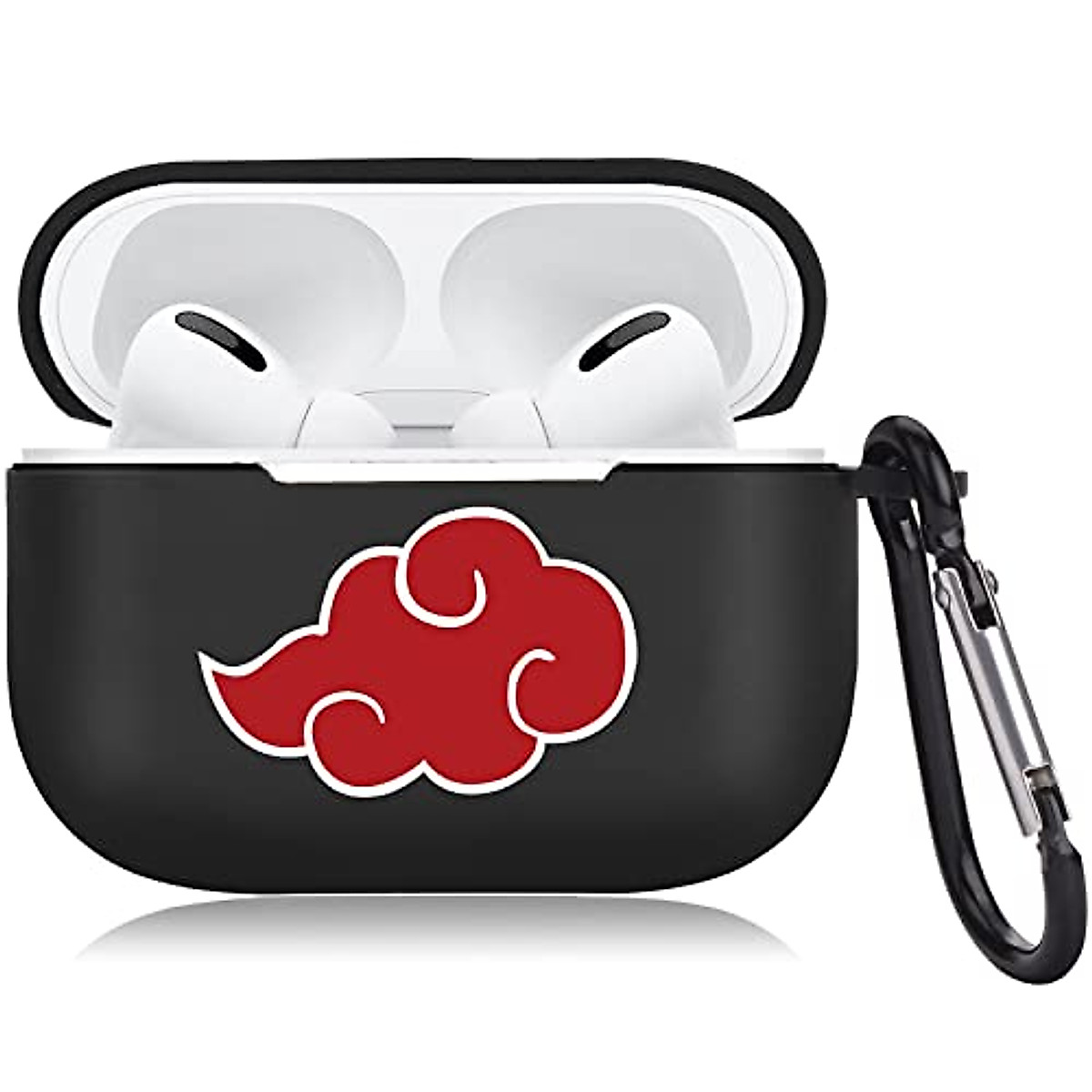 Japanese Anime AirPod Pro 2 Case with Keychain Cute Soft Silicone Full Protective Shockproof Cover Compatible with AirPods Pro 2nd Generation 2022 Case