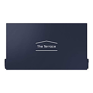 SAMSUNG QN75LST7TA The Terrace 75" Outdoor QLED 4K Smart TV with a HW-LST70T 3.0 Channel Soundbar with Dolby 5.1 Ch and a VG-SDC75G 75" Dark Gray Dust Cover for The Terrace TV (2020)