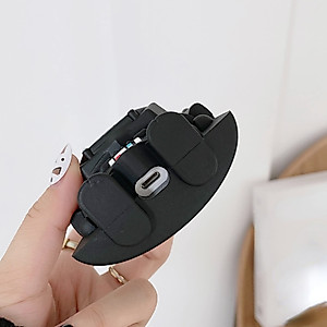 Awin Case for Airpods/Airpods 2 Case,3D Cute Cartoon Anime Airpod Case,3D Kawaii Unique Keychain Kits Kids Teens Boys Men Soft case for Airpods /Airpods 2 Case (New Black Man)