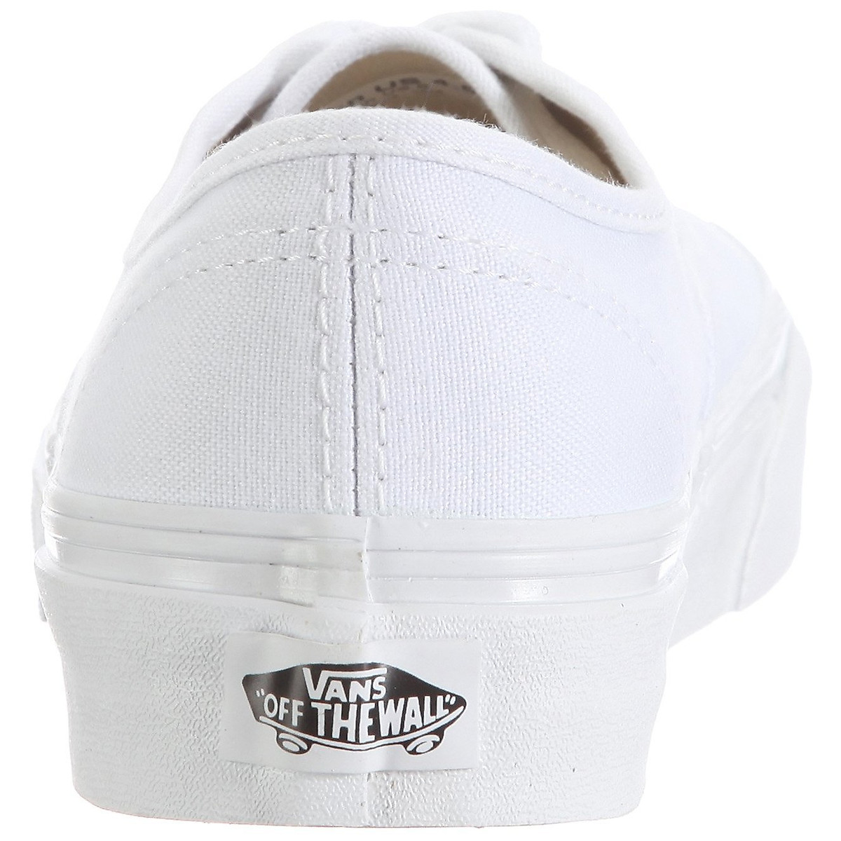 Vans Unisex Authentic True White Canvas VN000EE3W00 Mens 4.5, Womens 6