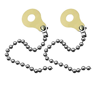 Arborea Cymbal Sizzler Chain 2Pcs Cymbal Hiss Sound Effect Adjustment Cymbal Chain For Ride, Crash, China, Drum Kits,Jazz Drum with No Rivets Required Sizzler Cymbal