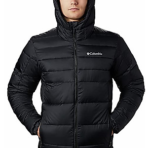 Columbia Men's Buck Butte Insulated Hooded Jacket, Black, X-Large