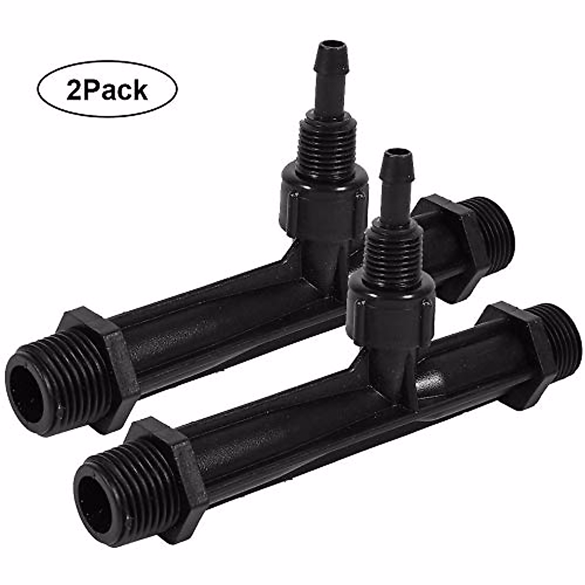 2Pcs Irrigation Venturi Fertilizer Kit, Venturi Fertilizer Mixer Injectors, Use the Siphon Principle, for Agriculture Fertilizer Irrigation, Jet Device, etc